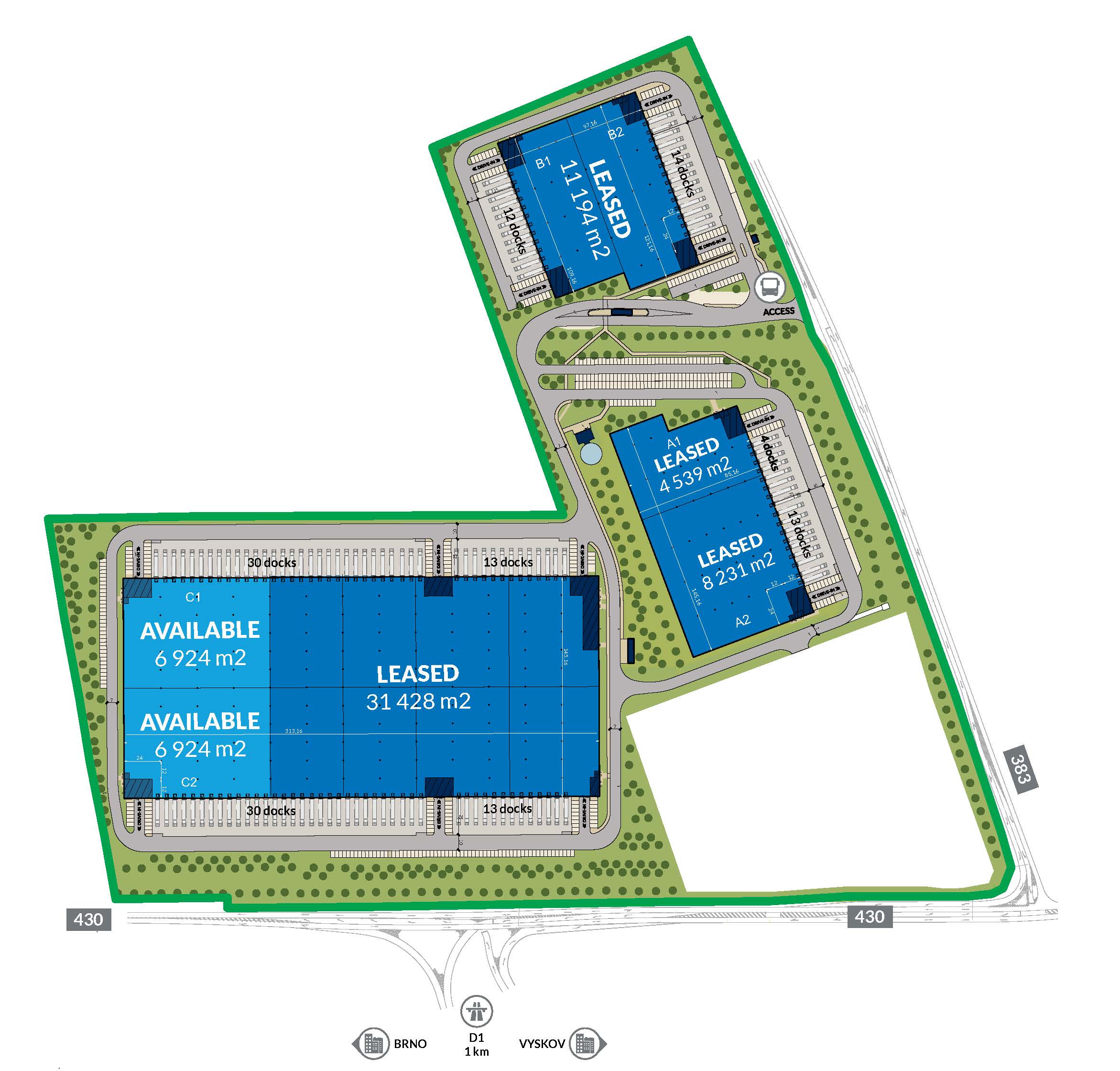 GLP Park Brno Holubice - GLP Europe - Warehouse space available
