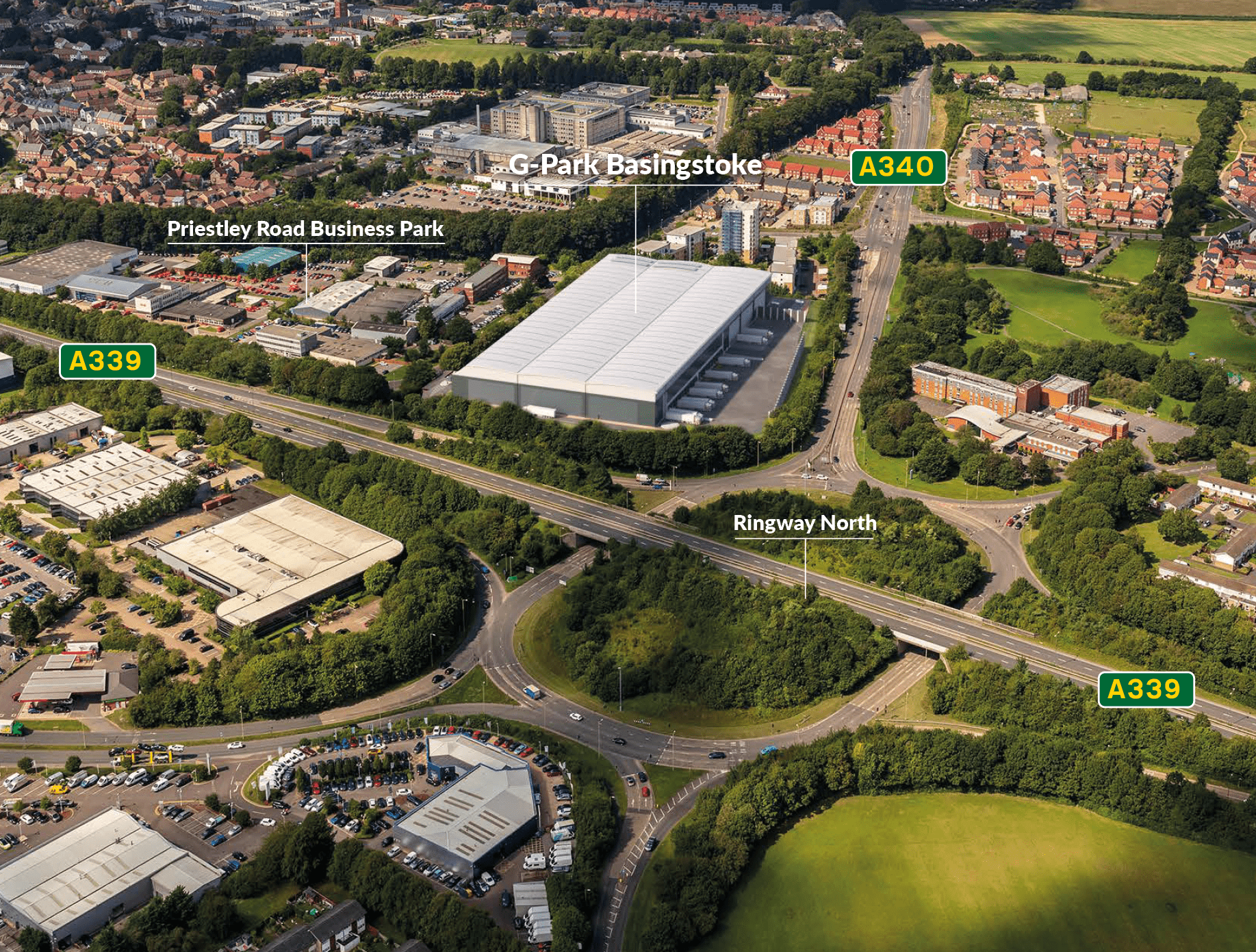 G-Park Basingstoke - Warehouse space for rent - Available 2024