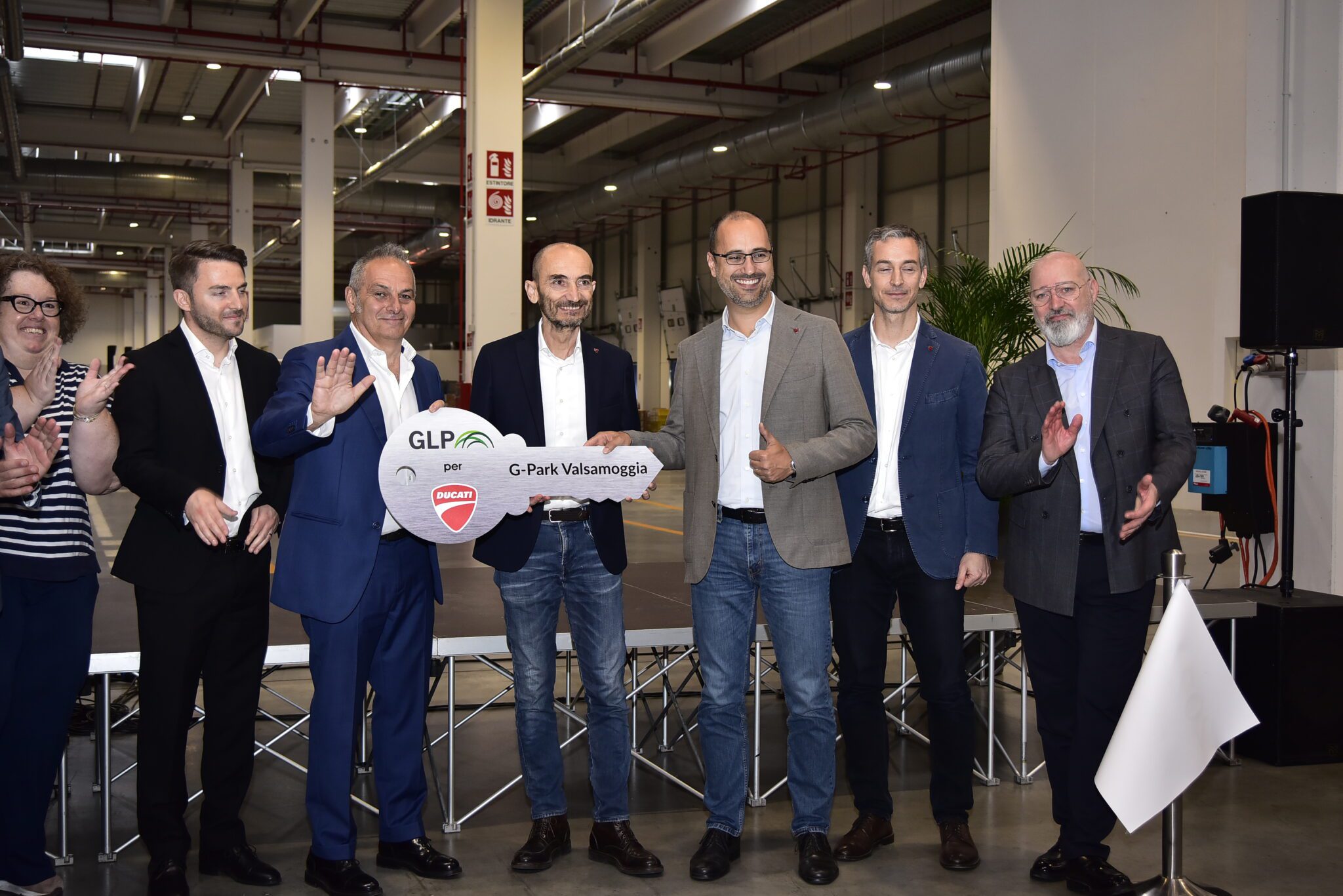 INAUGURATI GLI SPAZI LOGISTICI DI DUCATI NEL G-PARK DI GLP A VALSAMOGGIA - GLP Europe
